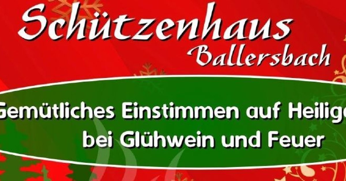 Weihnachtsglühen | Gemeinde Mittenaar